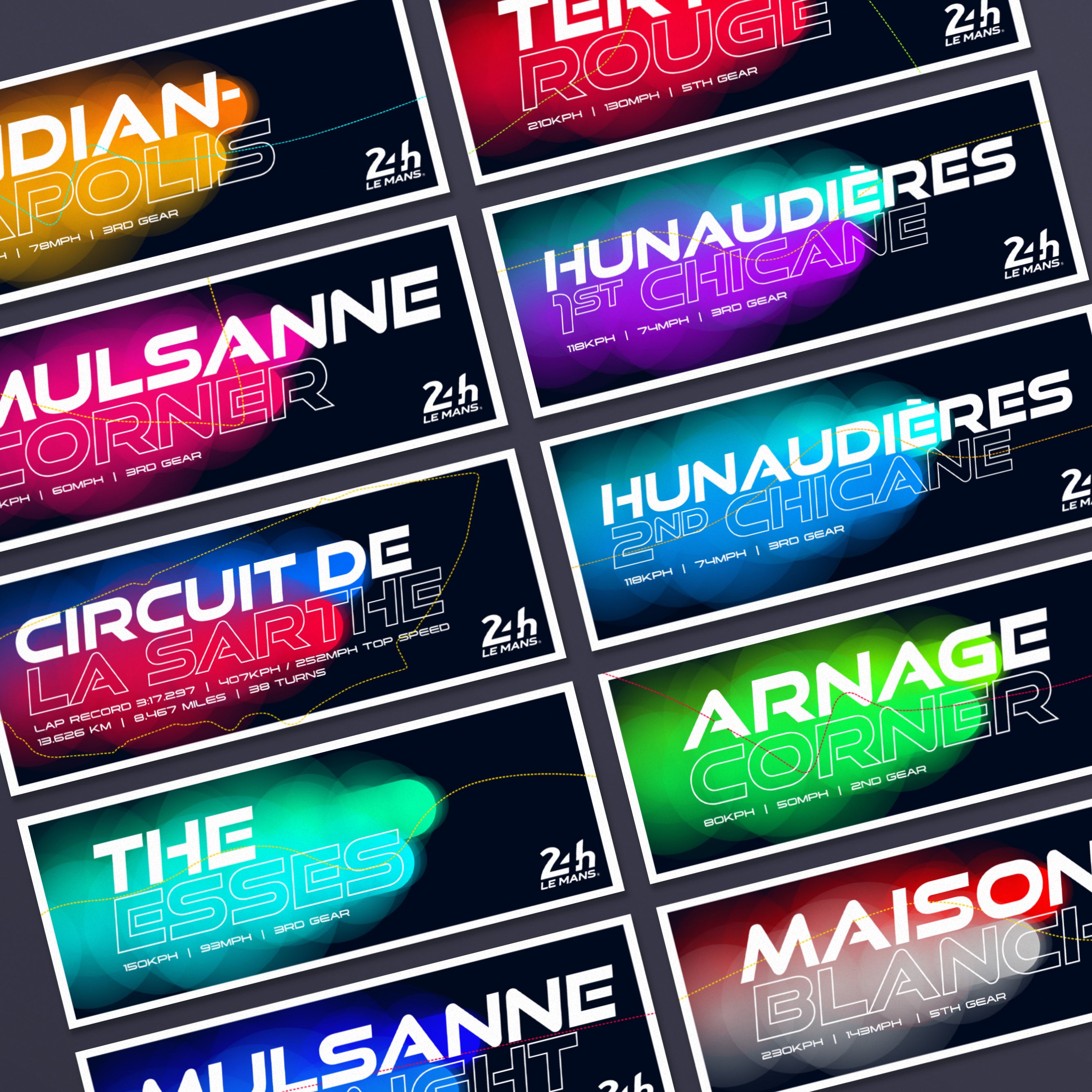 Corner-copia! - StickeredUp4LeMans