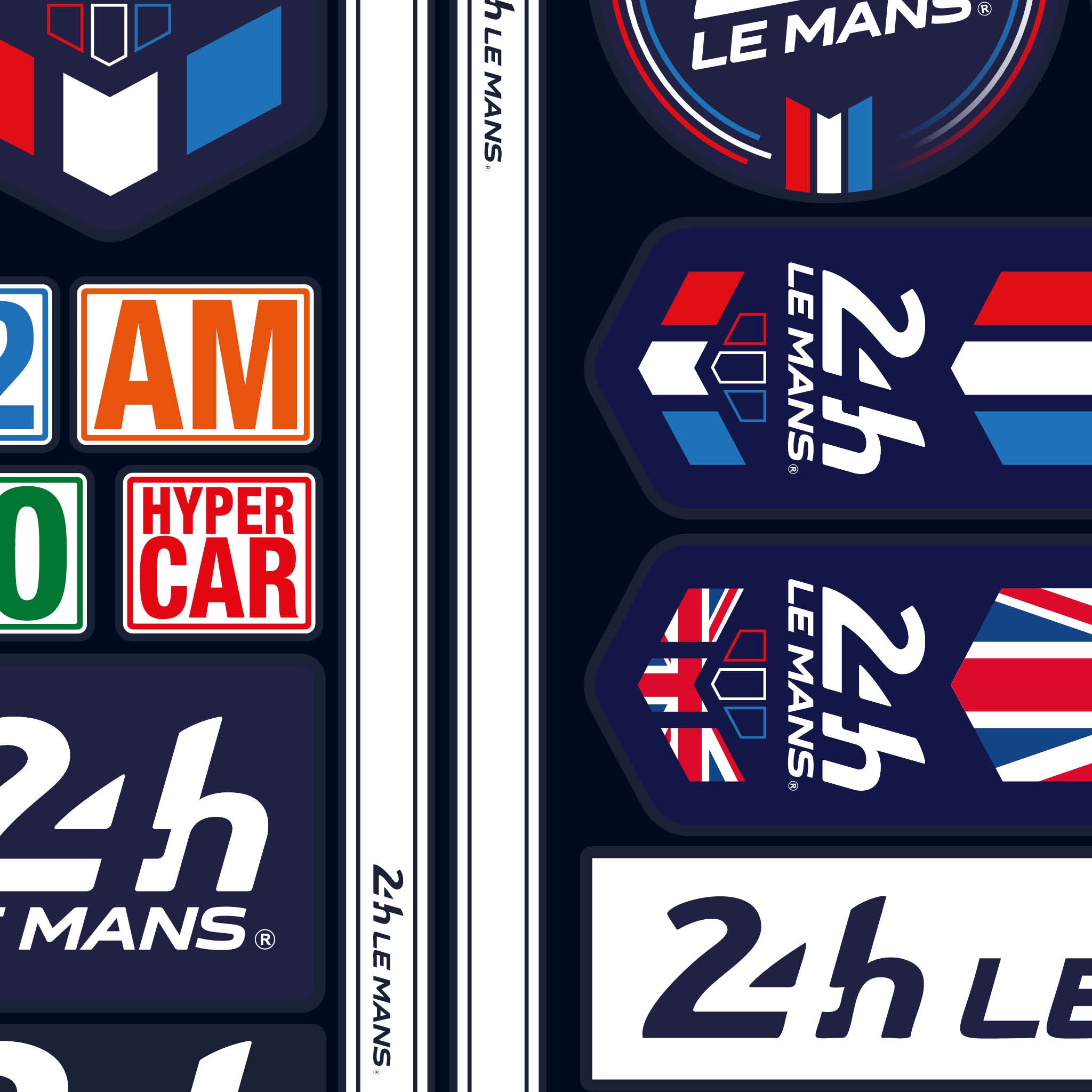 Official Le Mans Laptop Sticker Pack - StickeredUp4LeMans