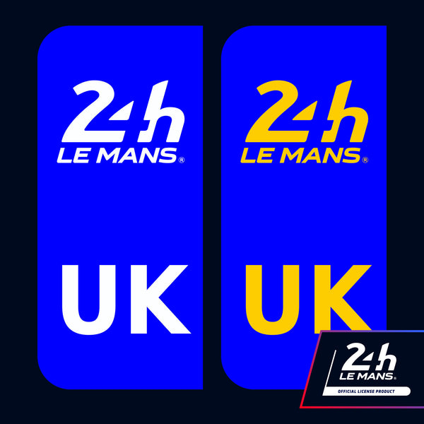 Official Le Mans UK Numberplate sticker - StickeredUp4LeMans