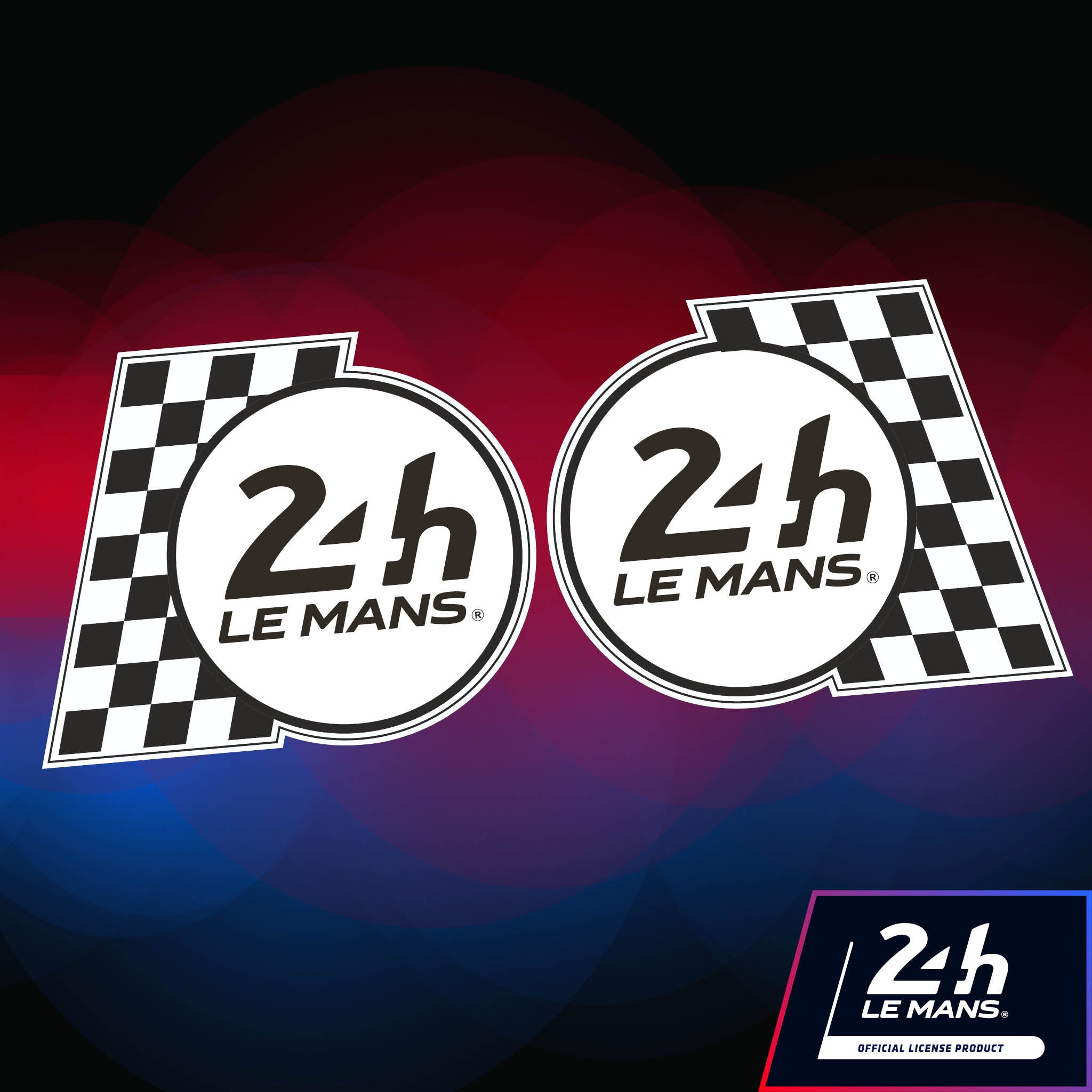 Le Mans Side Panel with 24h logo Sticker/Decal - StickeredUp4LeMans