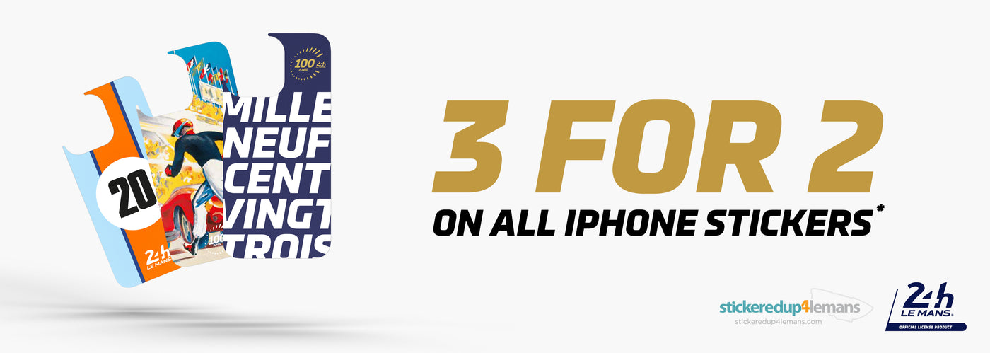 iPhone Stickers - StickeredUp4LeMans
