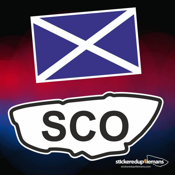 Country Identification Travel Stickers - Country Code & Flag ...