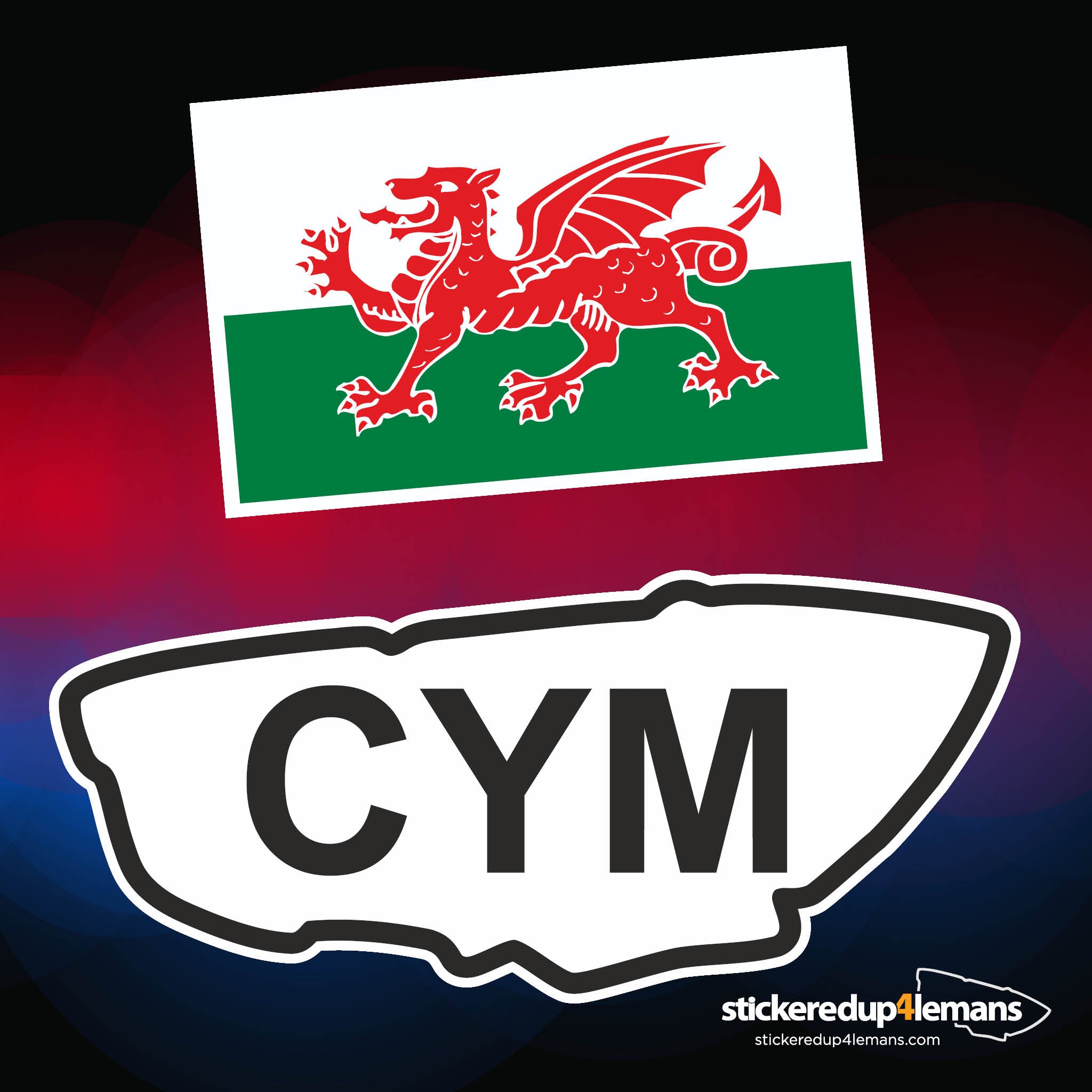 Country Identification Travel Stickers - Country Code & Flag ...