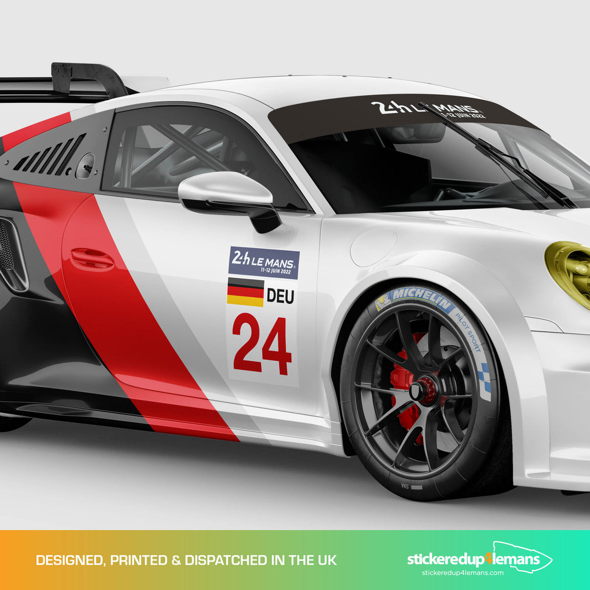 DEU Door Numbers (Pair) - StickeredUp4LeMans