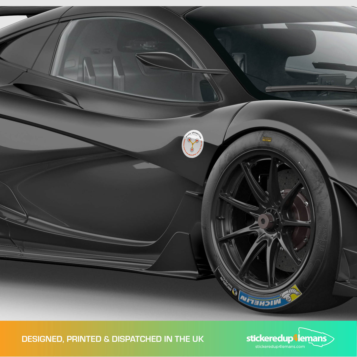 Flux Capacitor Sticker - StickeredUp4LeMans