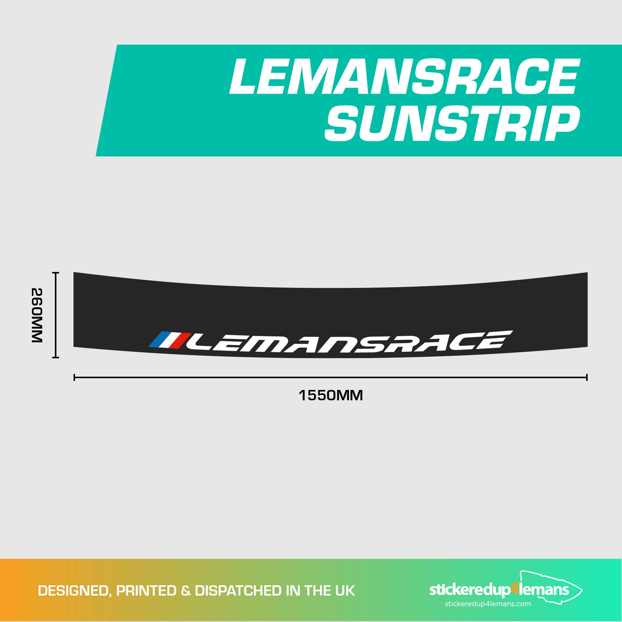 LeMansRace Sunstrip - StickeredUp4LeMans