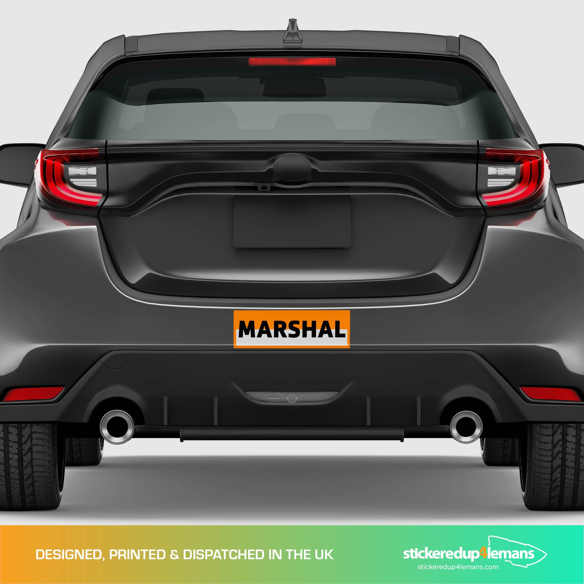 Le Mans Marshal Sticker Mk2 - StickeredUp4LeMans