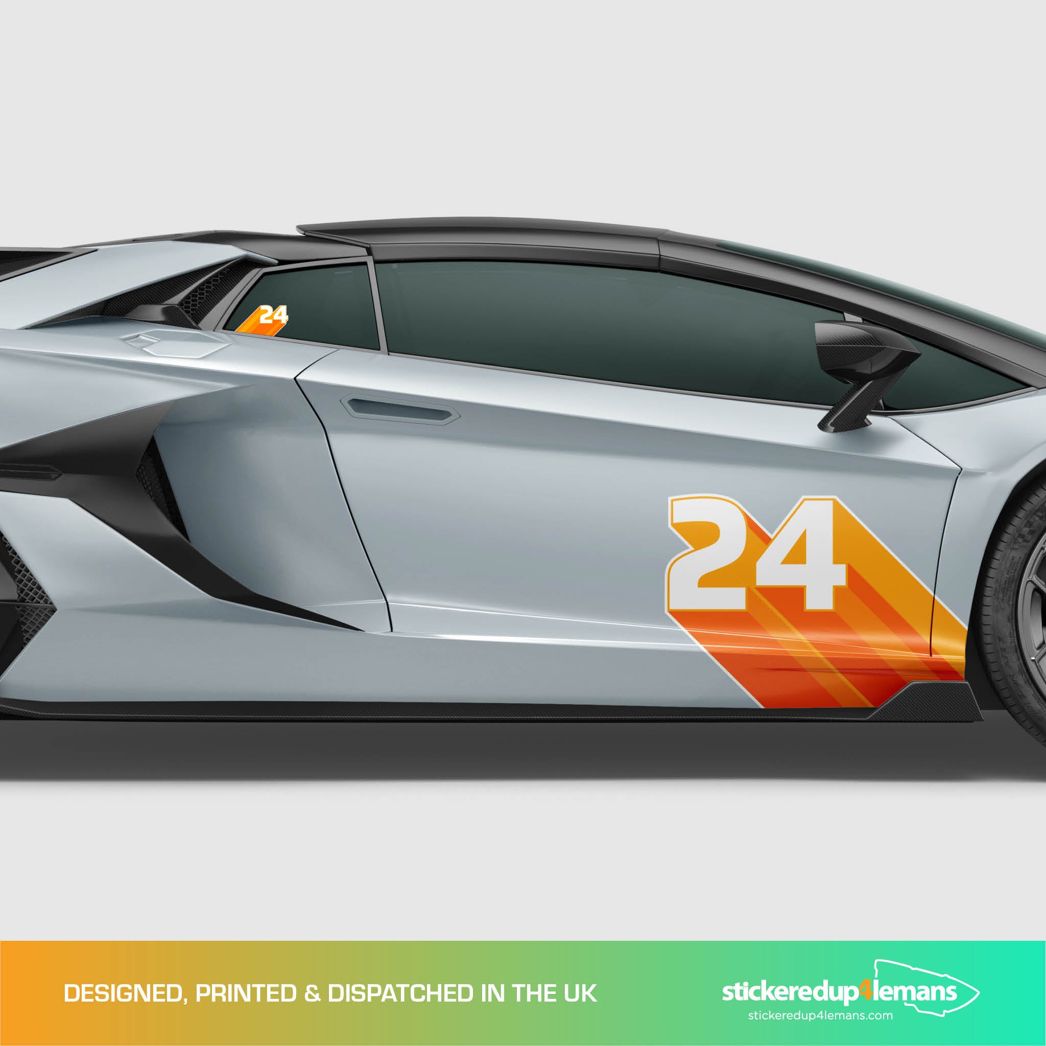 No.24 Racing Numbers Pack - StickeredUp4LeMans