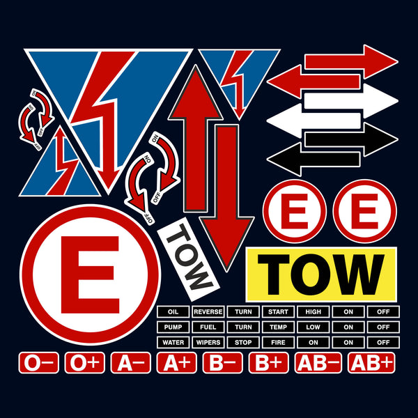 Race Car Safety Sticker Set - StickeredUp4LeMans