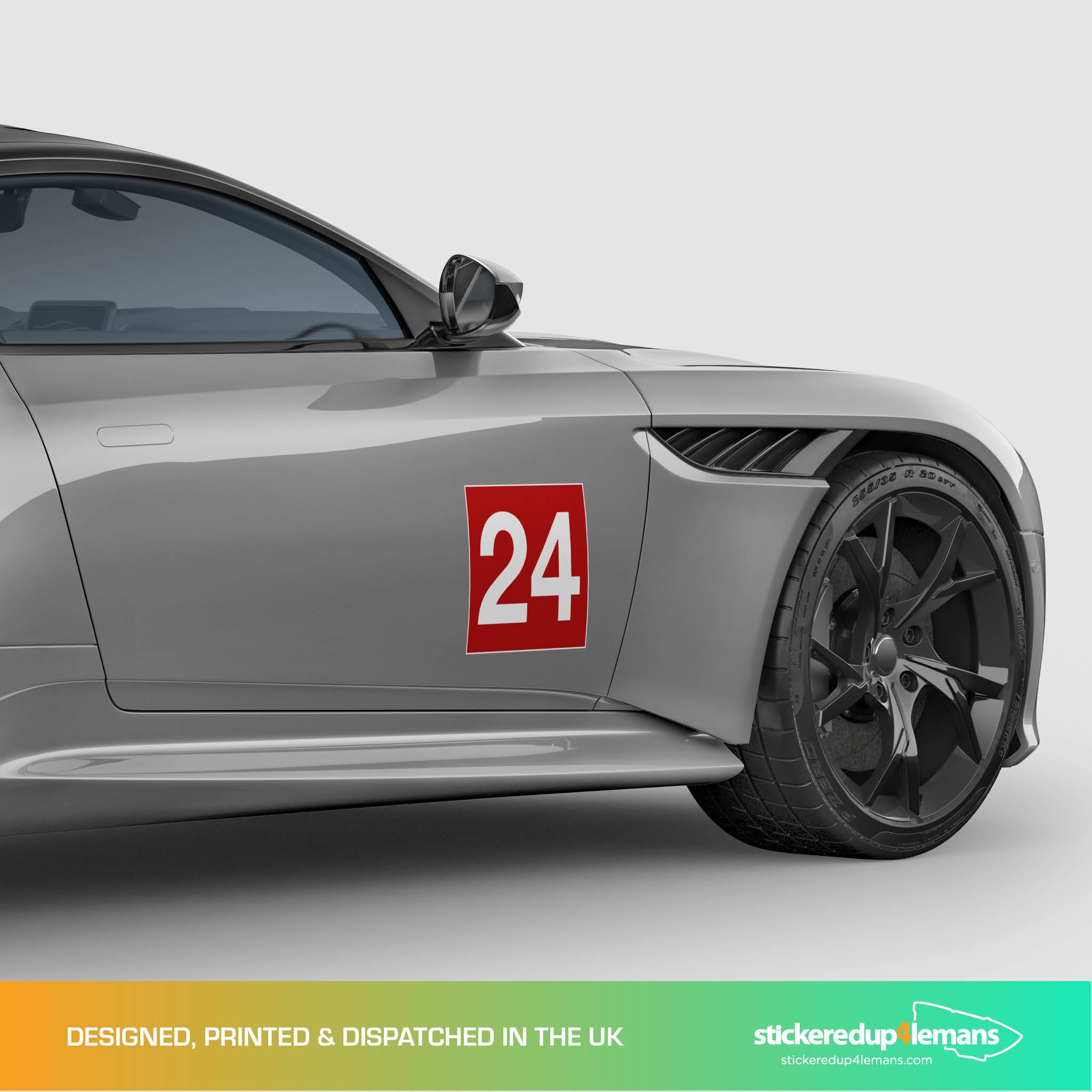 WEC Le Mans Style Class Numbers (Pair) - StickeredUp4LeMans