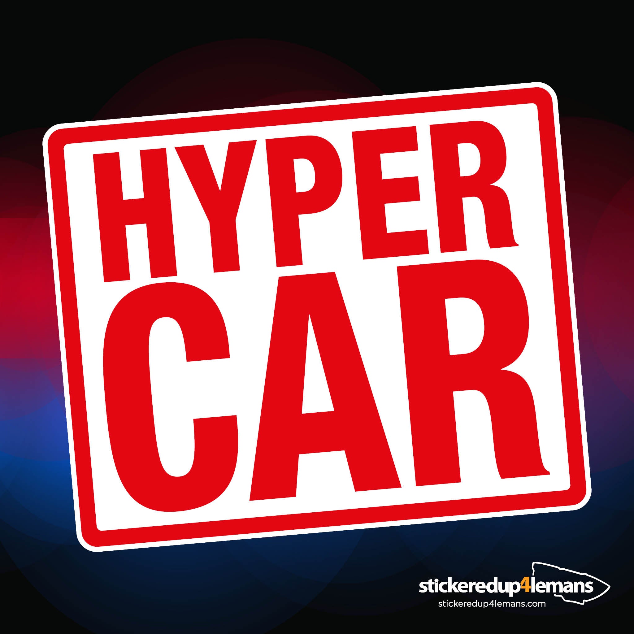 Le Mans Class Sticker - HYPERCAR - StickeredUp4LeMans