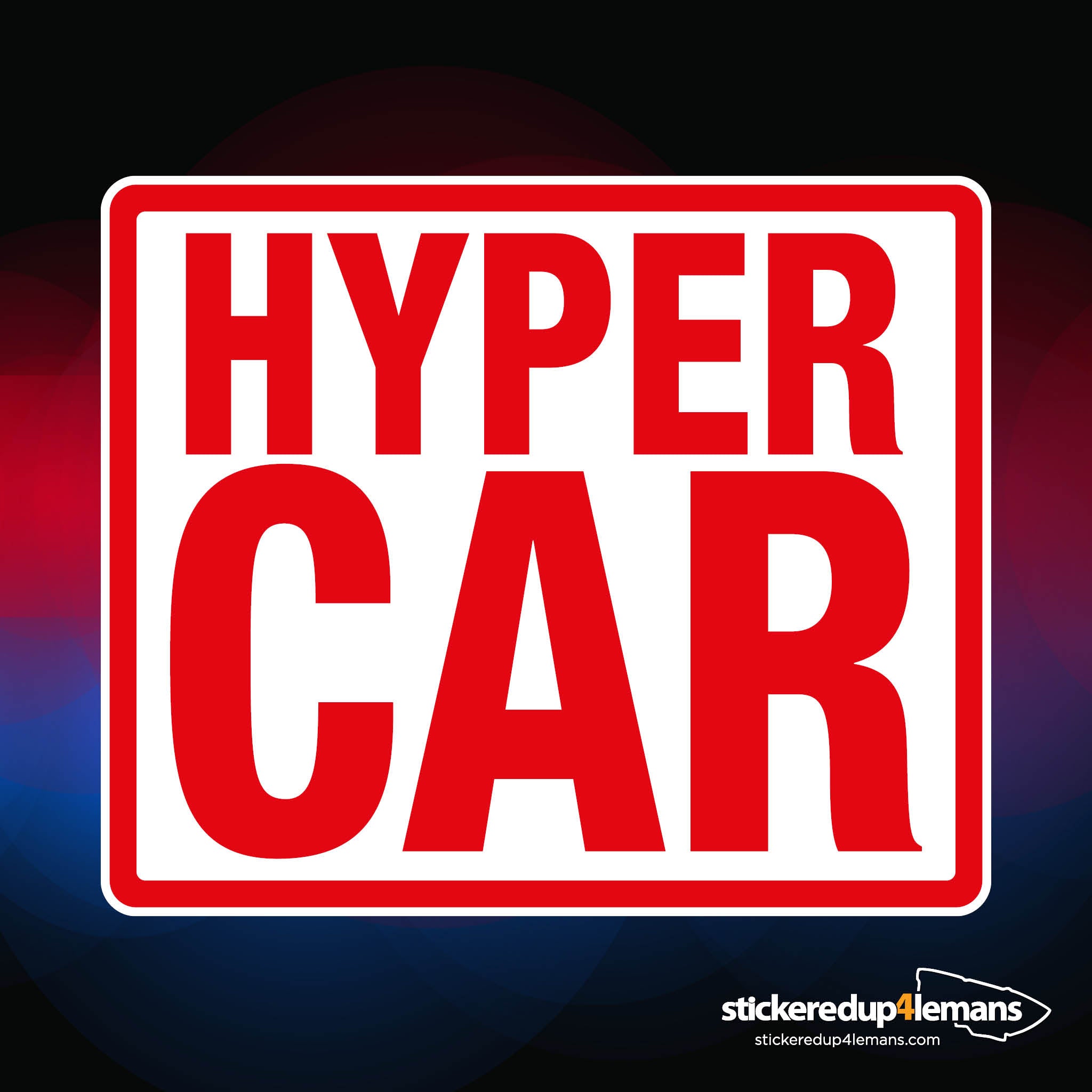 Le Mans Class Sticker - HYPERCAR - StickeredUp4LeMans