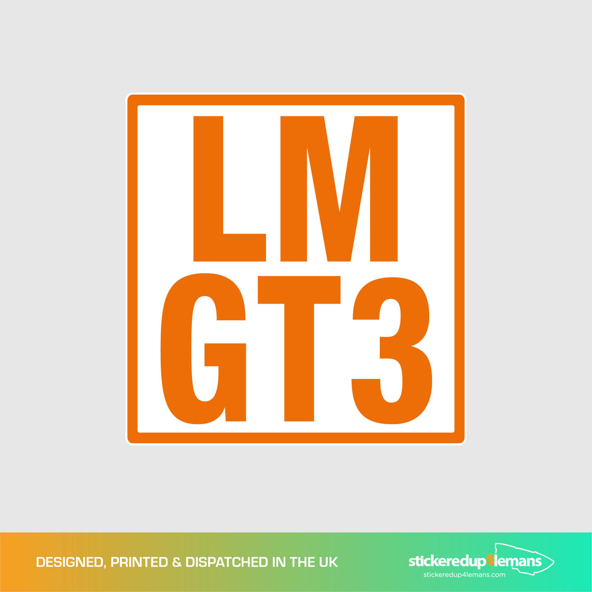 Le Mans Class Sticker - LMGT3 - StickeredUp4LeMans