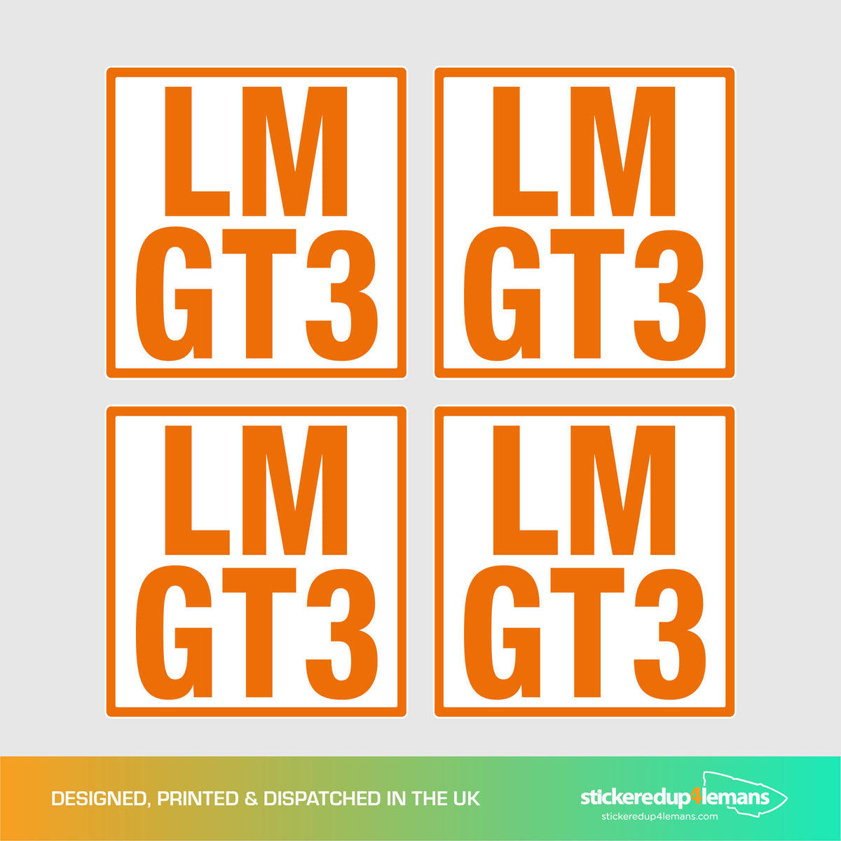 Le Mans Class Sticker - LMGT3 - StickeredUp4LeMans