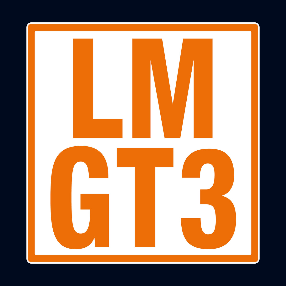 Le Mans Class Sticker - LMGT3 - StickeredUp4LeMans