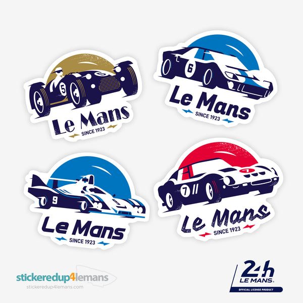 Official Le Mans Centenary Race Car Laptop Sticker Pack ...